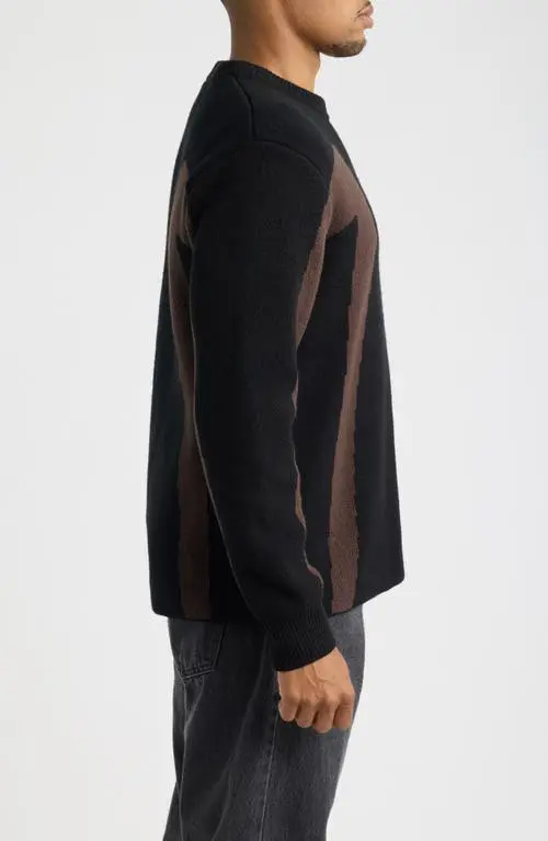 Obey Brann Crewneck Cotton Blend Sweater