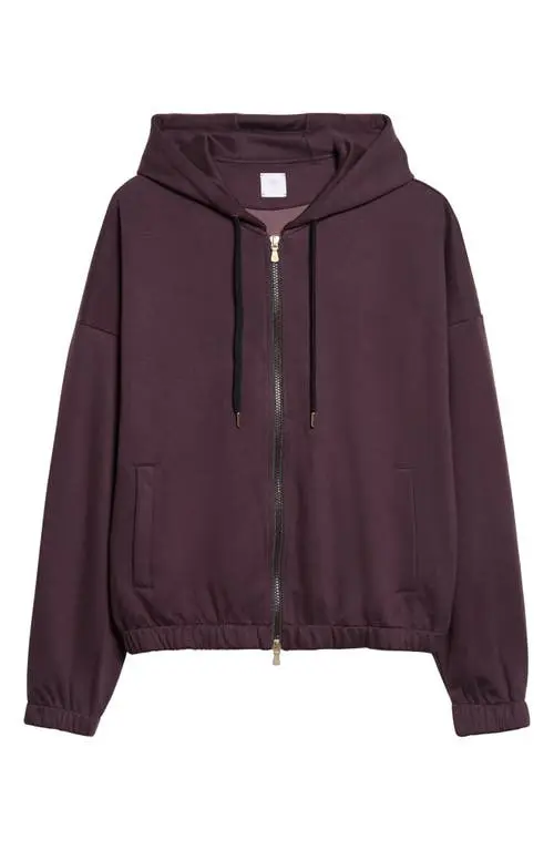 Eleventy Viscose & Cotton Blend Double Knit Hoodie