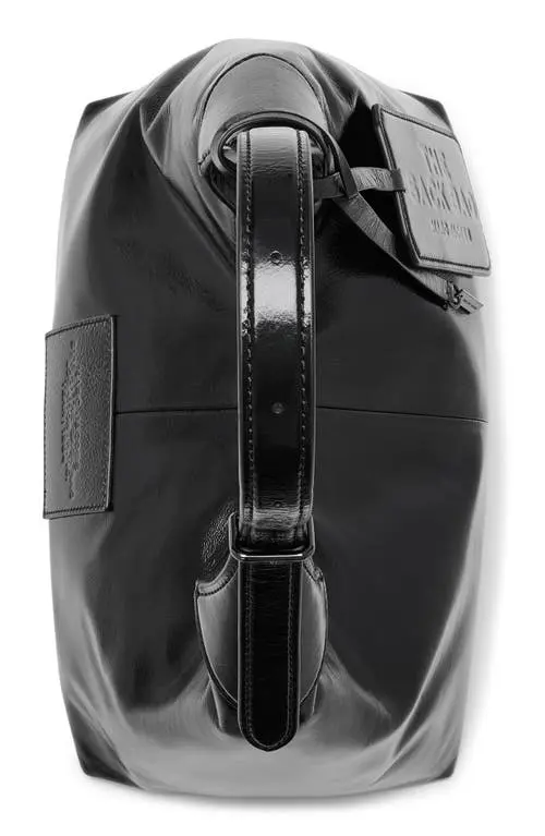 Marc Jacobs The Belted Sack Bag Crinkled Leather Hobo - Black