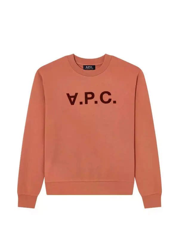 A.p.c. V.p.c. Logo-print Sweatshirt - Orange