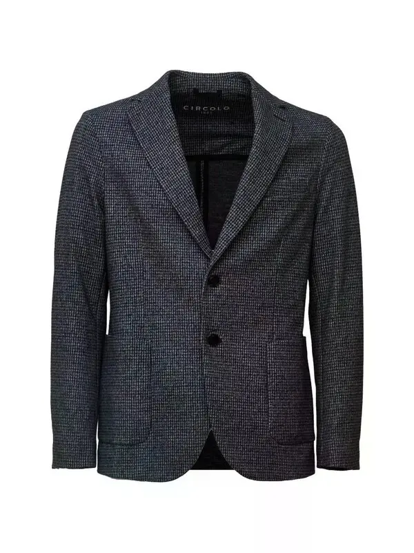 CIRCOLO 1901 Micro-print Single-breasted Blazer
