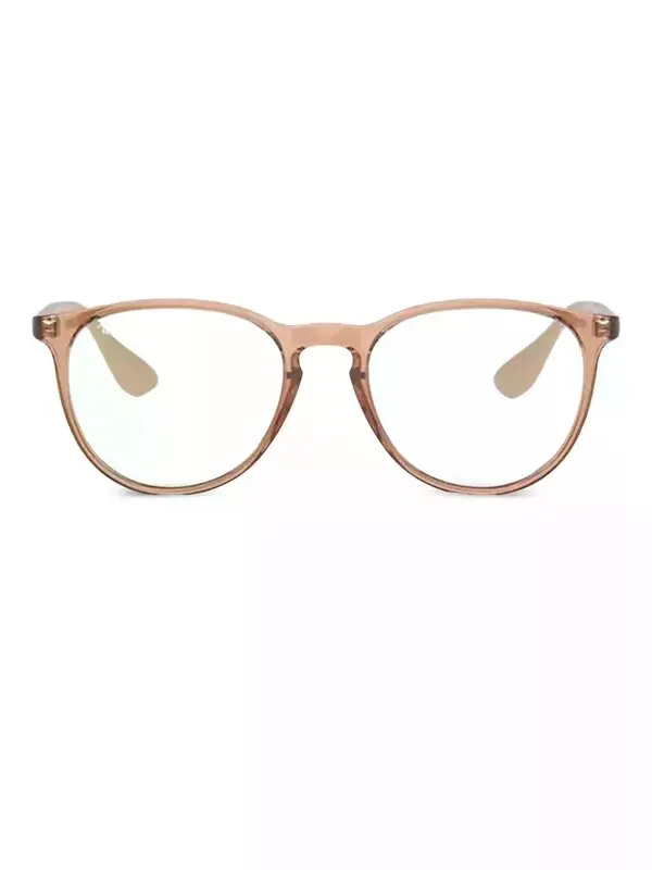 Ray-ban Erika Round-frame Glasses - Brown