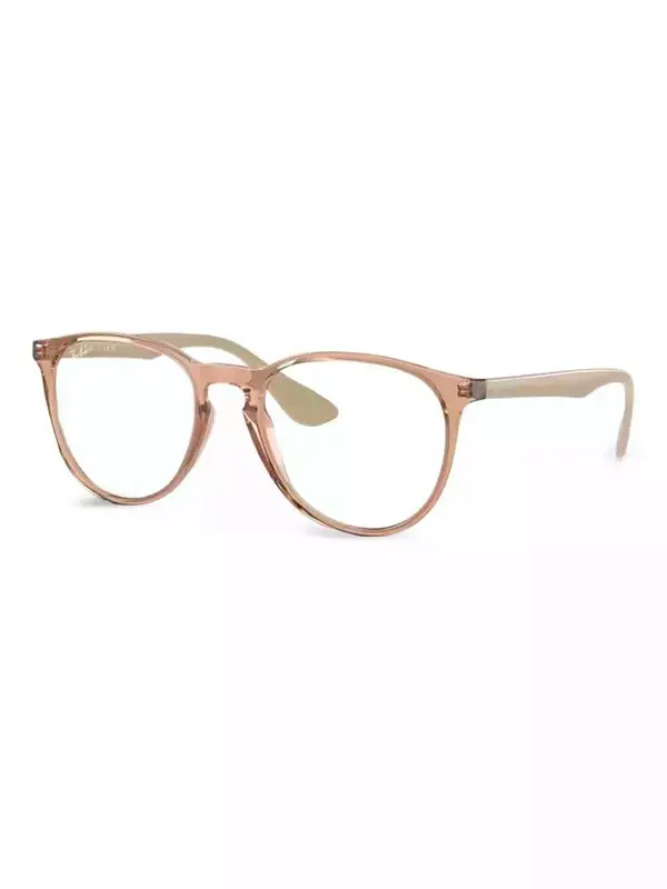 Ray-ban Erika Round-frame Glasses - Brown