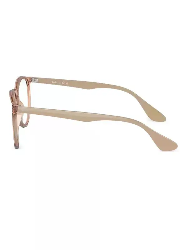 Ray-ban Erika Round-frame Glasses - Brown