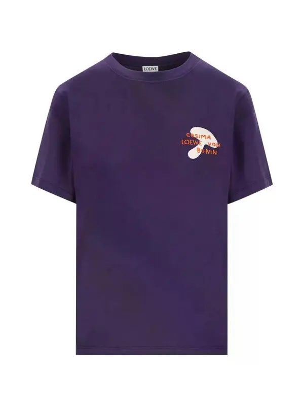 Loewe X Cosima Von Bonin Embroidered T-shirt - Purple