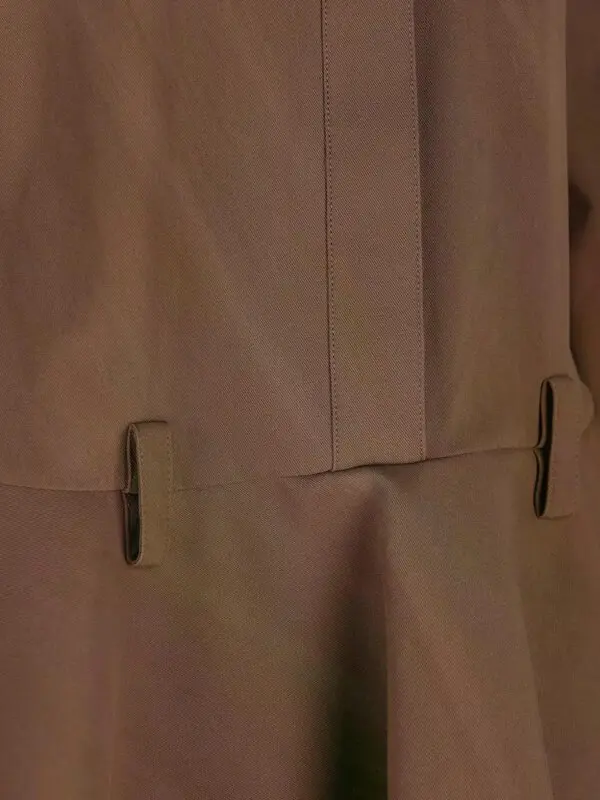 Loewe Anagram-embroidered Flared Shirt Dress
