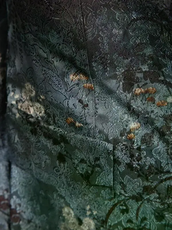 PIERRE-LOUIS MASCIA Floral-jacquard Single-breasted Blazer