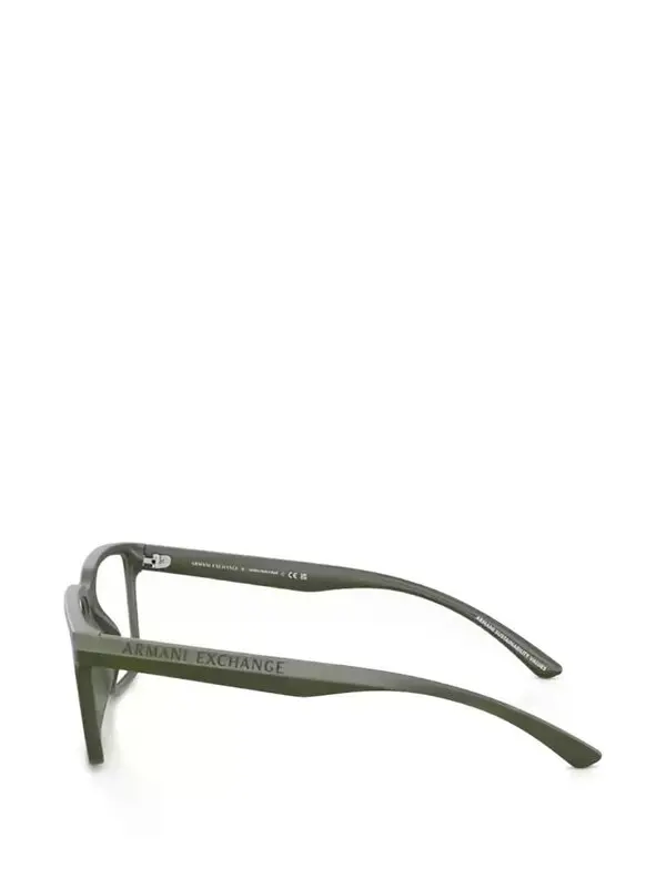 Armani Exchange Rectangle-frame Glasses - Green