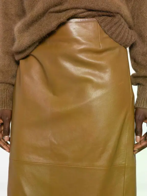 Dorothee Schumacher Sleek Statement Leather Skirt
