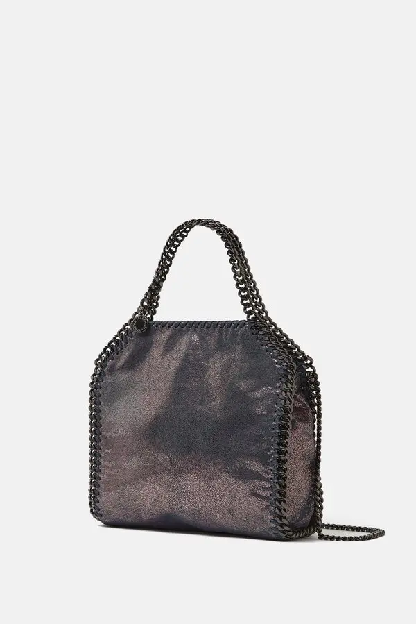 Stella McCartney Falabella Mini Tote Eco Shiny Dotted Chamois Bag