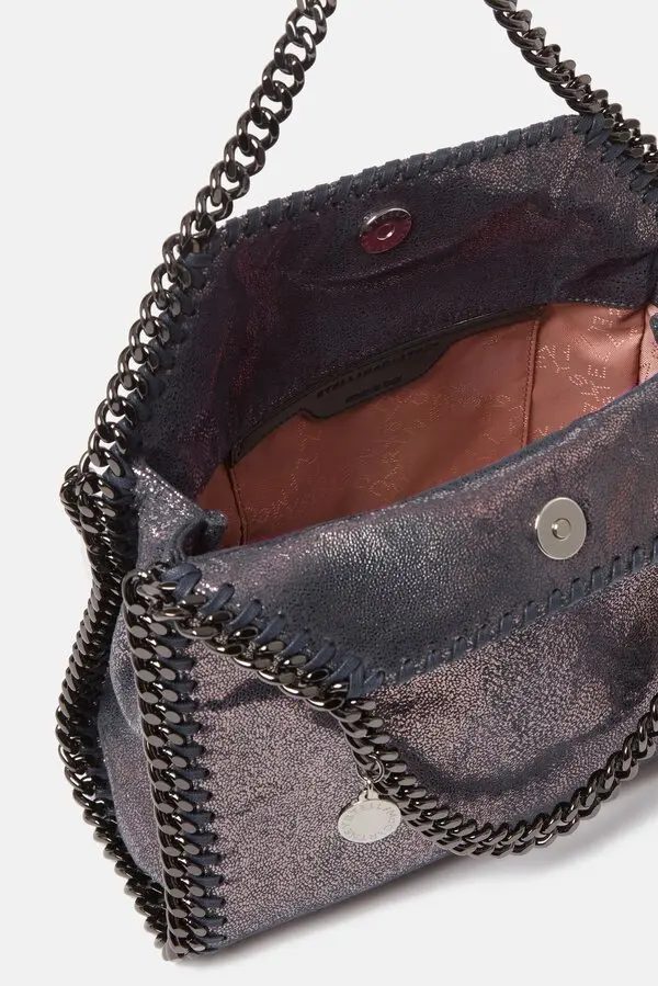 Stella McCartney Falabella Mini Tote Eco Shiny Dotted Chamois Bag