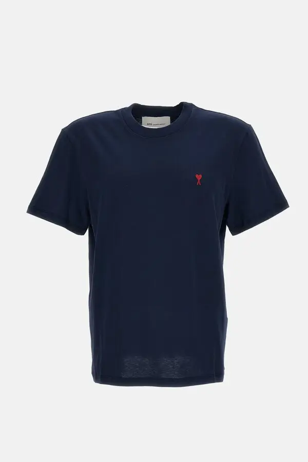AMI Paris Tshirt With Red De Coeur