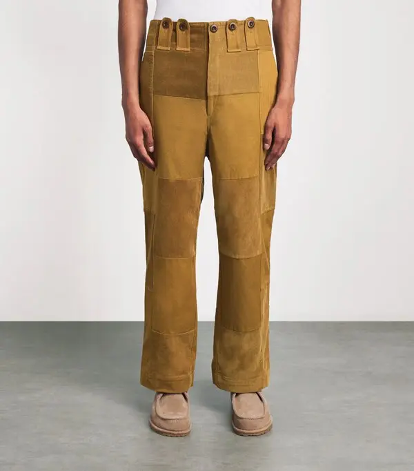 Junya Watanabe Cotton Patchwork Trousers