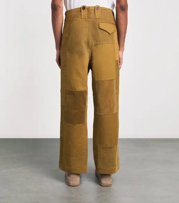 Junya Watanabe Cotton Patchwork Trousers