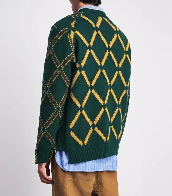 Junya Watanabe Wool Intarsia Sweater