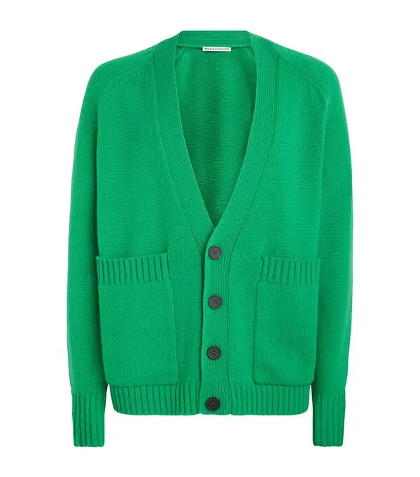 Studio Nicholson Wool V-neck Cardigan