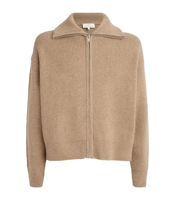 Studio Nicholson Merino Sandos Zip-up Cardigan