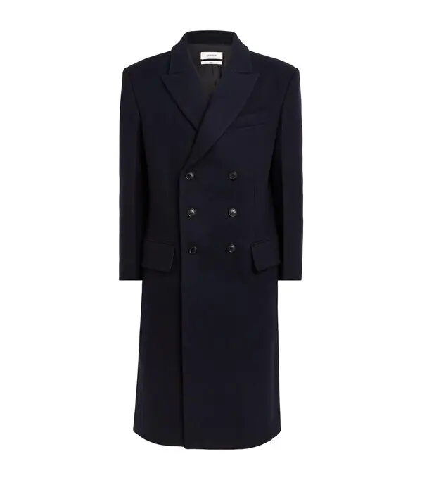 SYSTEM Wool-cashmere Double-breasted Coat