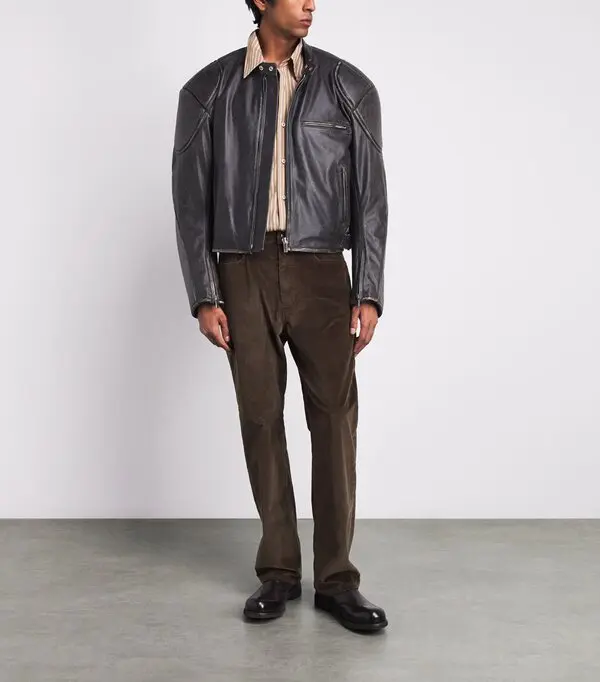 SYSTEM Corduroy Straight Trousers