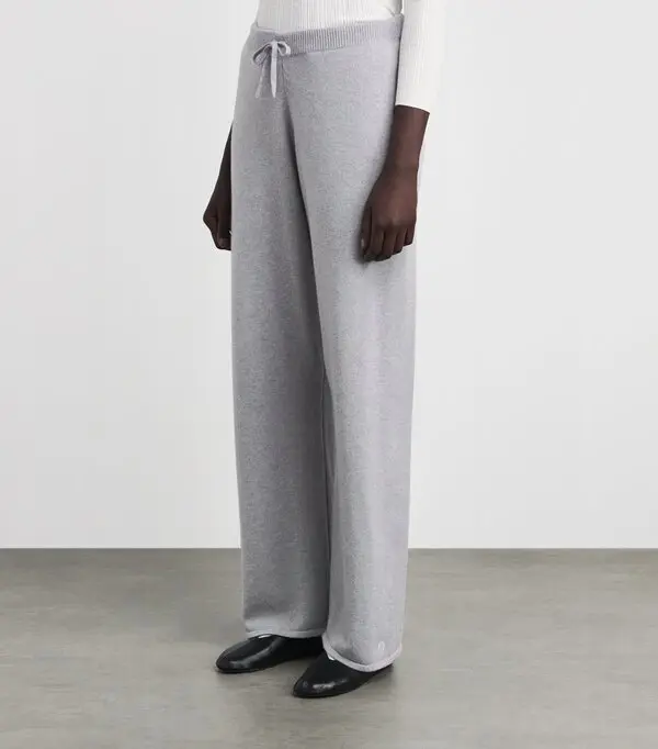 Harrods Cashmere Wide-leg Sweatpants