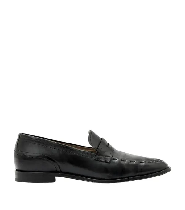 ALLSAINTS Leather Jules Stitch Loafers