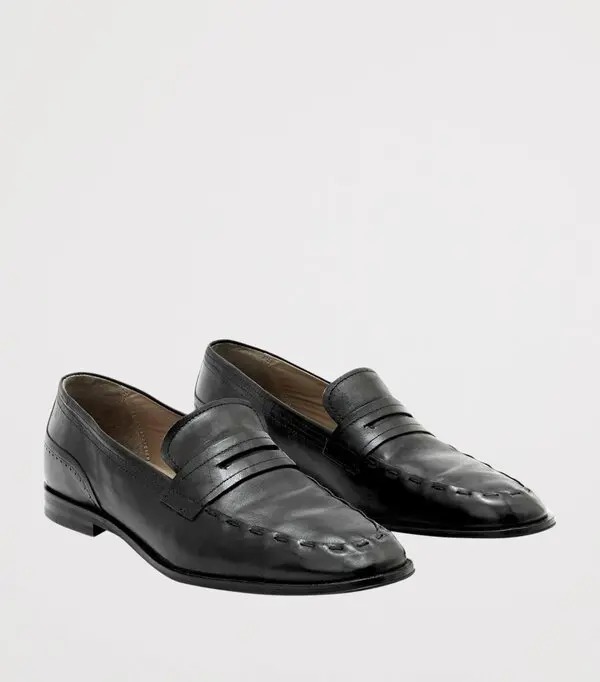 ALLSAINTS Leather Jules Stitch Loafers