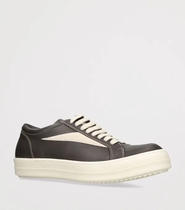 Rick Owens Leather Vintage Sneakers