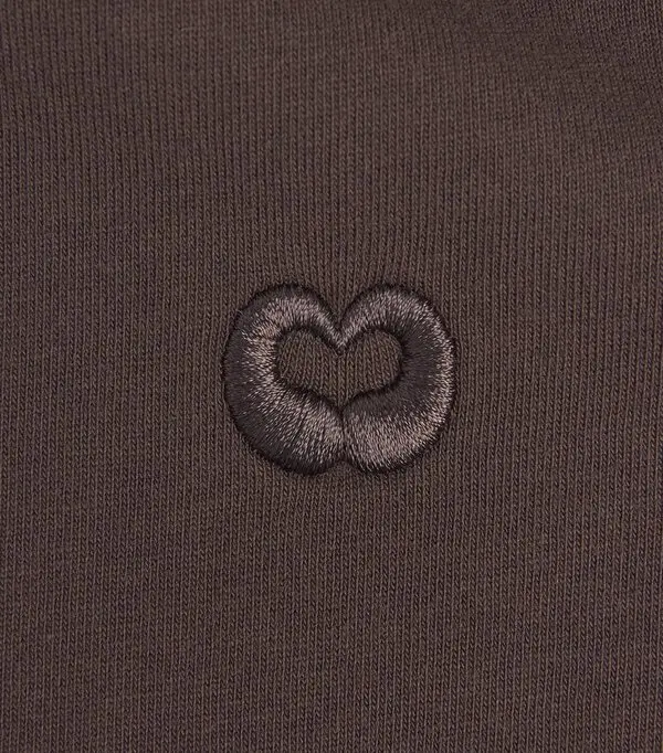 Maje Cotton Embroidered-logo T-shirt