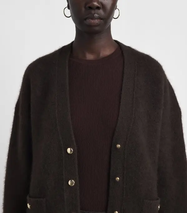 Maje Wool-blend Relaxed Cardigan