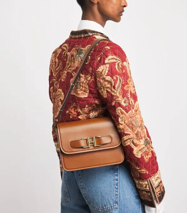 Harrods Leather Snaffle Cross-body Bag