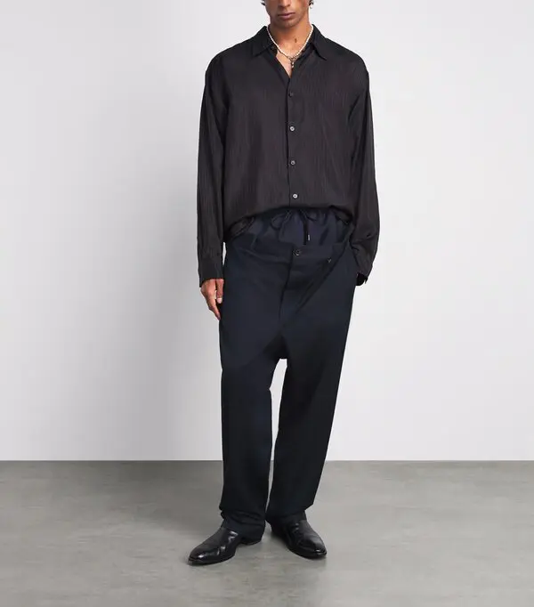 VIVIENNE WESTWOOD Layered-effect Builders Trousers