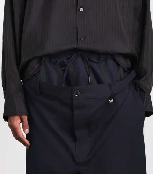 VIVIENNE WESTWOOD Layered-effect Builders Trousers