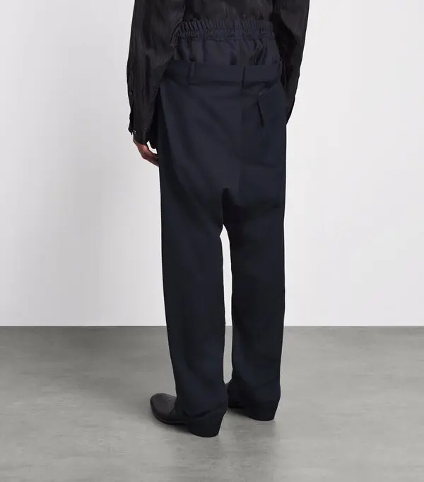 VIVIENNE WESTWOOD Layered-effect Builders Trousers