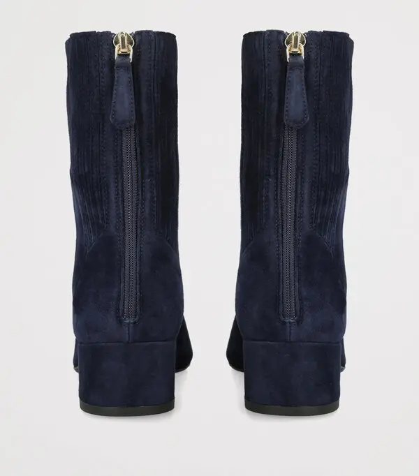 AQUAZZURA Suede Saint Honor Knee-high Boots 35