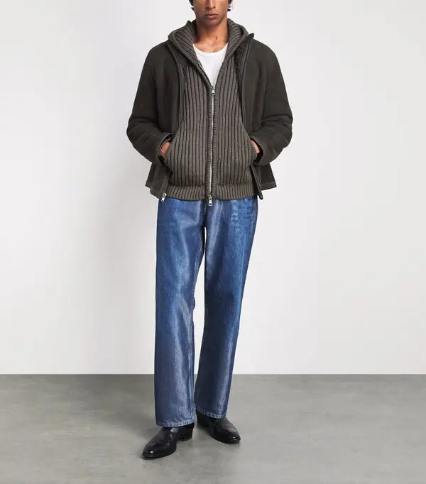 Our Legacy Merino Wool Zip-up Cardigan