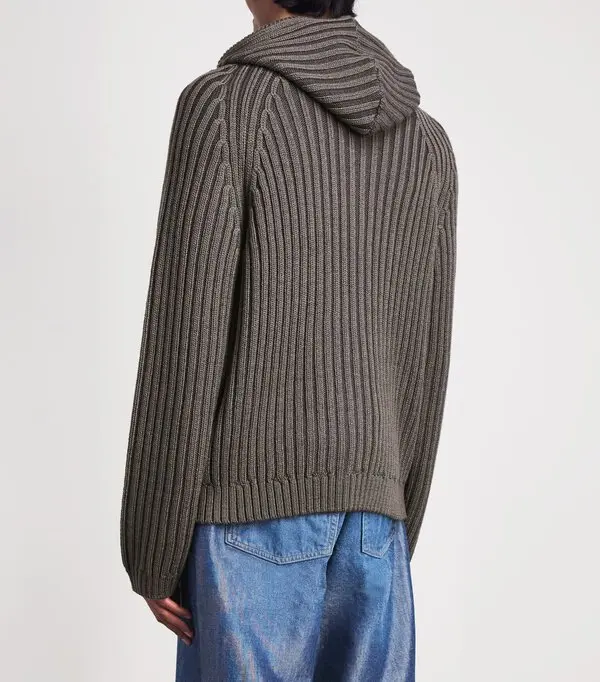 Our Legacy Merino Wool Zip-up Cardigan
