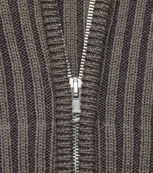 Our Legacy Merino Wool Zip-up Cardigan