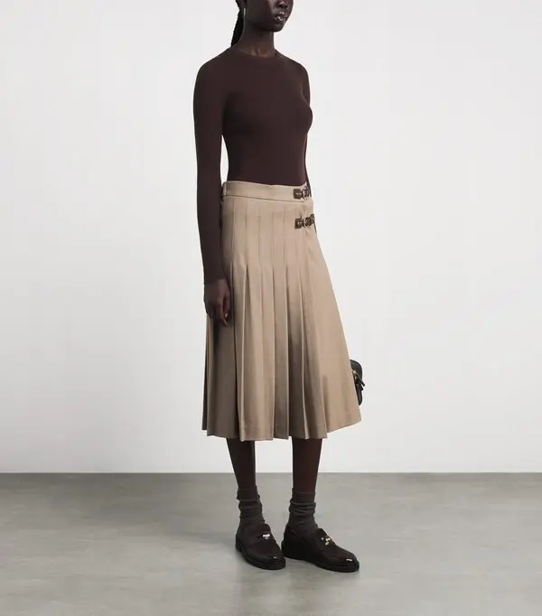 Maje Wool-silk Crew-neck Sweater