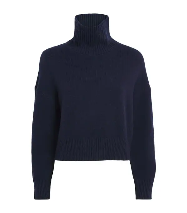 Maje Cashmere-blend High-neck Sweater
