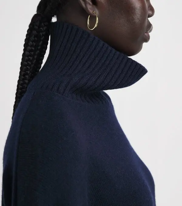 Maje Cashmere-blend High-neck Sweater