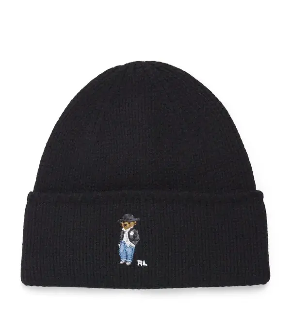 Polo Ralph Lauren Cotton Polo Bear Beanie