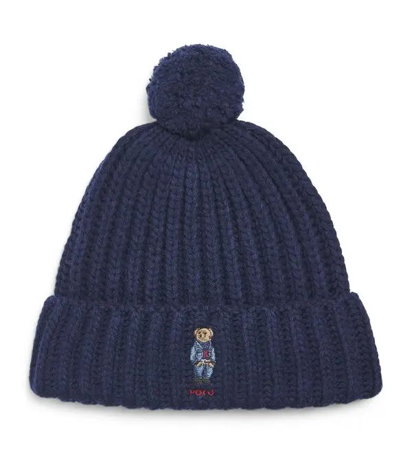 Polo Ralph Lauren Polo Bear Pom-pom Beanie