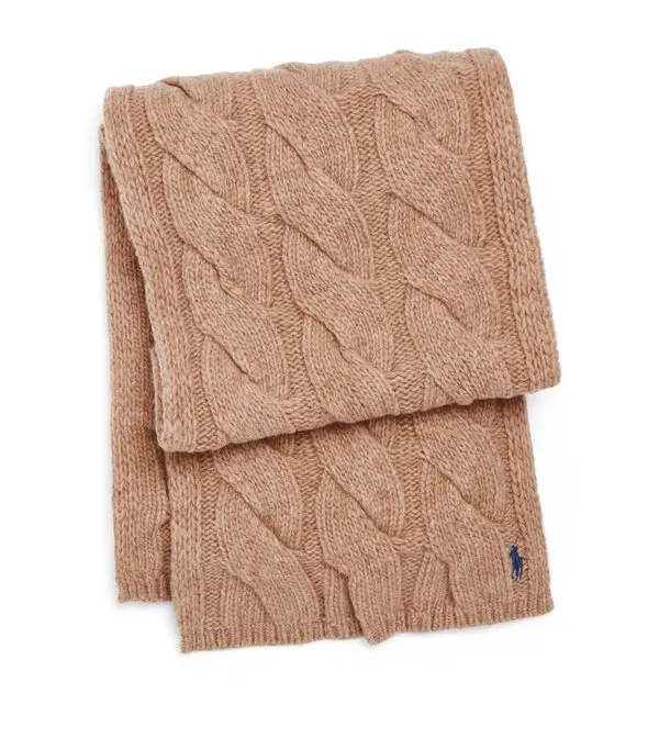 Polo Ralph Lauren Wool Cable-knit Scarf