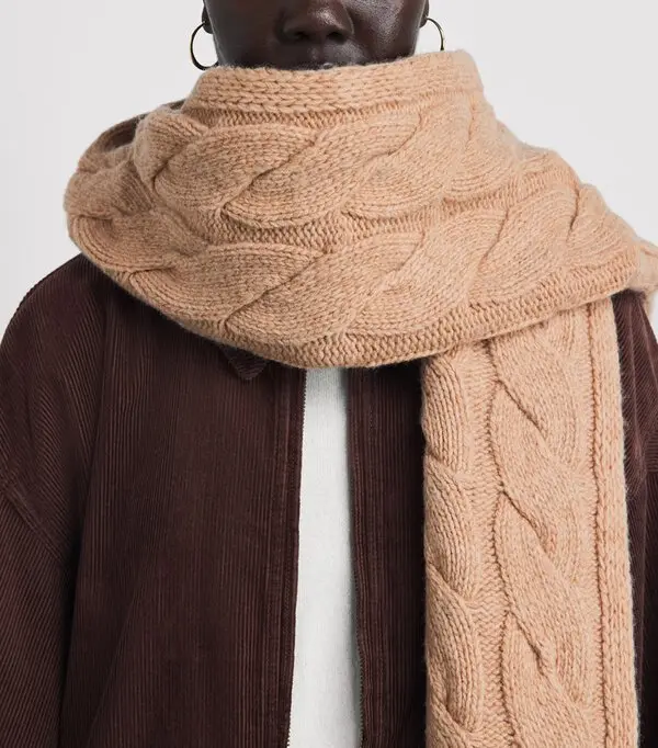 Polo Ralph Lauren Wool Cable-knit Scarf