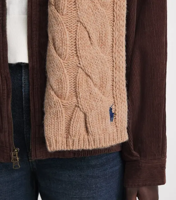 Polo Ralph Lauren Wool Cable-knit Scarf