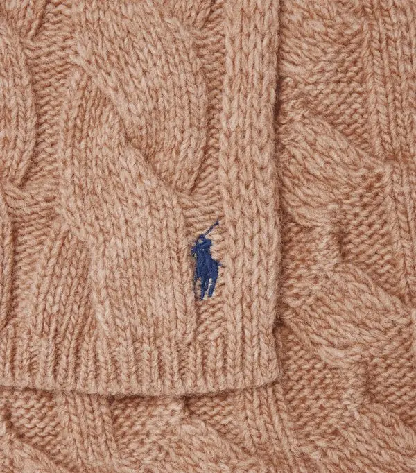 Polo Ralph Lauren Wool Cable-knit Scarf