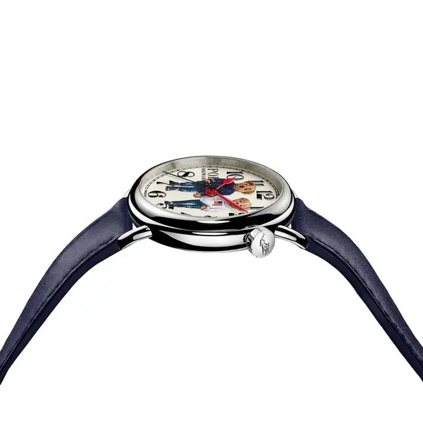 Ralph Lauren 38 Mm & Ricky Bear Steel Watch
