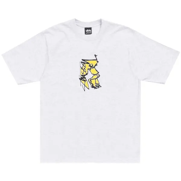 StÜssy Smooth Sk8 Tee 'ash Heather