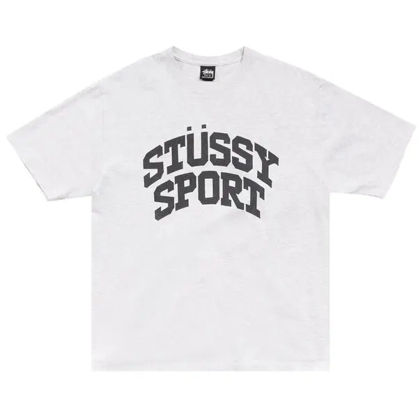 StÜssy Block Sport Tee 'ash Heather