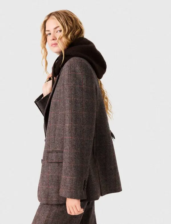 Maje Belted Suit Jacket